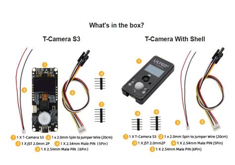 LILYGO T CAMERA S Includes Display And PIR Sensor