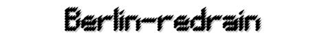 Berlin Redrain Font — Free Sans Serif Basic Font Pickafont