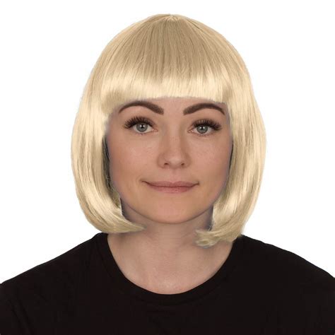 Blonde Bob Wig Redstar Fancy Dress