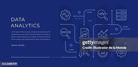Data Analytics Editable Web Banner Design With Modern Line Icons High Res Vector Graphic Getty