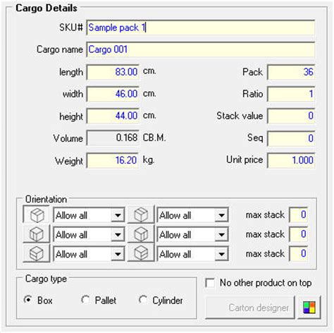 Pallet Calculator Multiple Box Sizes