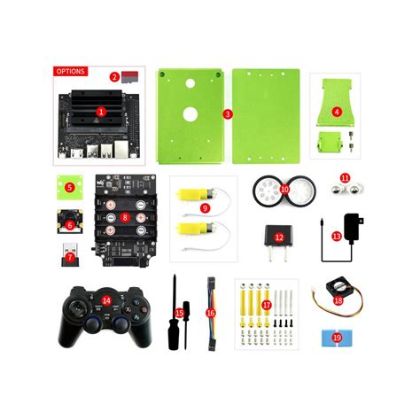 JetBot GB AI Kit AI Robot Based On Jetson Nano GB Developer Kit Optional