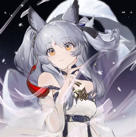 Ptilopsis And Ptilopsis Arknights Drawn By Tuoshui Fan Fanqie Danbooru