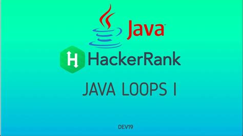 6 Java Loops I Hackerrank Java Solutions Youtube