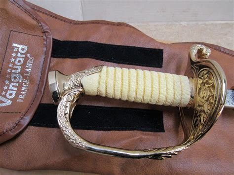 Original Us Coast Guard Officers Sword 29 Vanguard Made In France