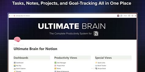 Ultimate Brain For Notion Makers And Employees 2025 Product Hunt