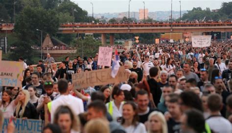 Почнува дводневниот протест „Србија против насилството“ Ohridsky