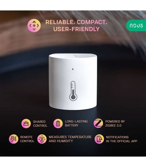 Nous E5 Zigbee Smart Temperature And Humidity Sensor Tsepsitename