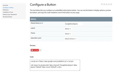 how to add a youtube subscribe button in wordpress themeskills