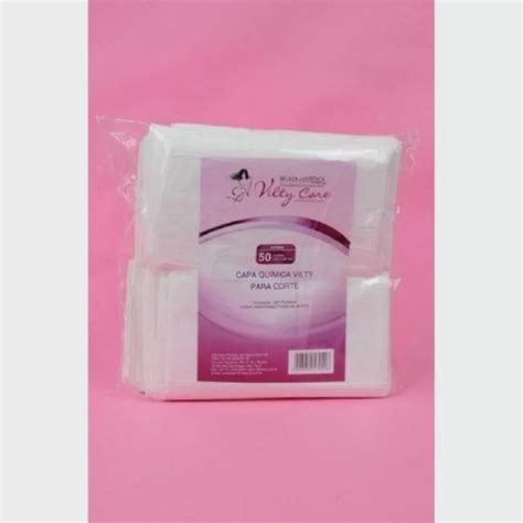 Capa Descartável Para Química Ou Corte Vilty Care 120m X 120m 50