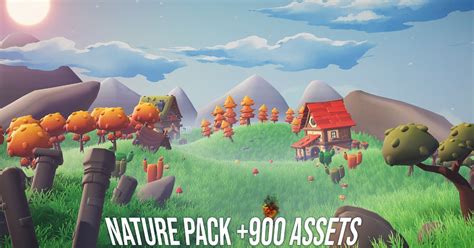 Stylized Nature Megapack 900 Assets 3d 주변환경 Unity Asset Store