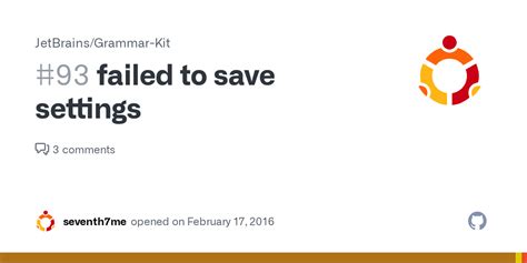 failed to save settings · issue 93 · jetbrains grammar kit · github