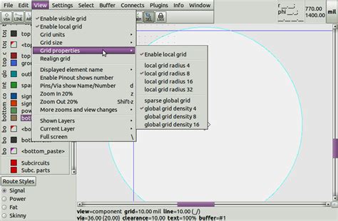 The Size Of The Local Grid Can Be Customised In The Grid Settings Menu