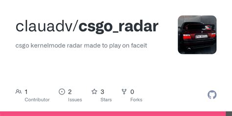 GitHub Clauadv Csgo Radar Csgo Kernelmode Radar Made To Play On Faceit