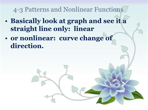Ppt 4 3 Patterns And Nonlinear Functions Powerpoint Presentation