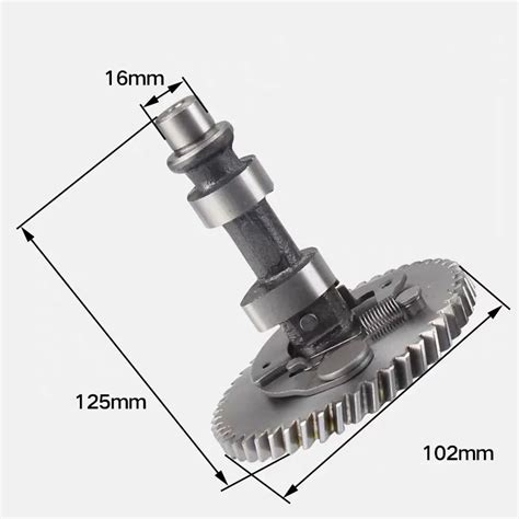 가솔린 엔진 부품 Gx240 Gx270 177f 173f 4kw 캠축 어셈블리전동 공구 부품 Aliexpress