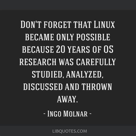 Dont Forget That Linux Became Only Possible Because 20