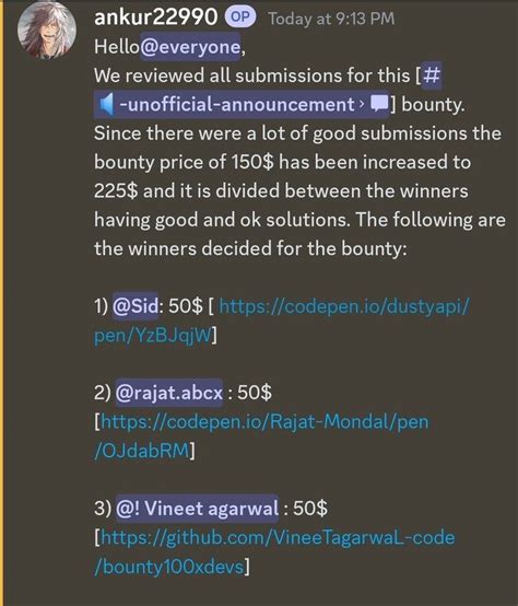 Rajat Mondal On Linkedin Won 50 🎊 I Tried Out The Bounty As A Fun Activity To Do Didnt Have