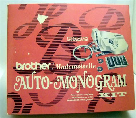 Brothermademoiselle Auto Monogram Sewing Machine Attachment Kit Model 125