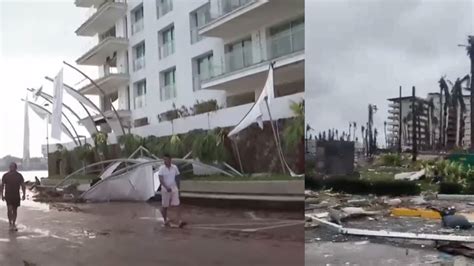 Μεξικό Τουλάχιστον 27 νεκροί από τον τυφώνα Ότις Πλημμύρισαν δρόμοι
