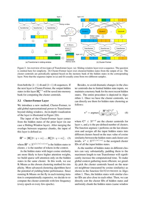 cluster former clustering based sparse transformer for long range