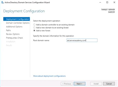 promote a server to a domain controller server academy