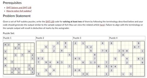 Solved Smt Solvers And Smt Libhow To Solve 4×4