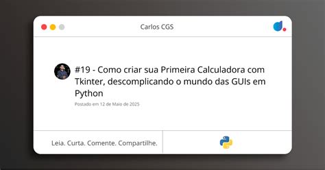 19 Como Criar Sua Primeira Calculadora Com Tkinter Descomplicando O