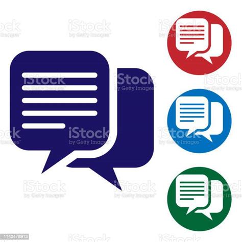 파란색 채팅 아이콘 흰색 배경에 고립입니다 연설 거품 기호입니다 벡터 일러스트 고객에 대한 스톡 벡터 아트 및 기타 이미지