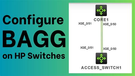 How To Configure Bridge Aggregation Ports On HP Switches YouTube