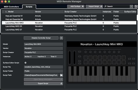 how to bypass midi remote to record normal midi data cubase