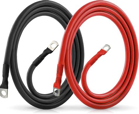 Awg Pure Copper Battery Cables Red Black 45 Off