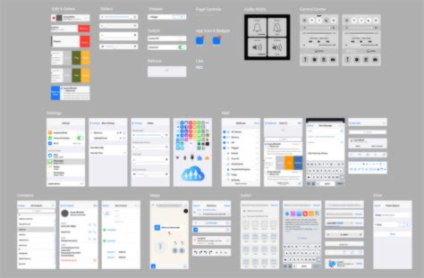 Ios 9 Gui Kit In Vector Files Bypeople