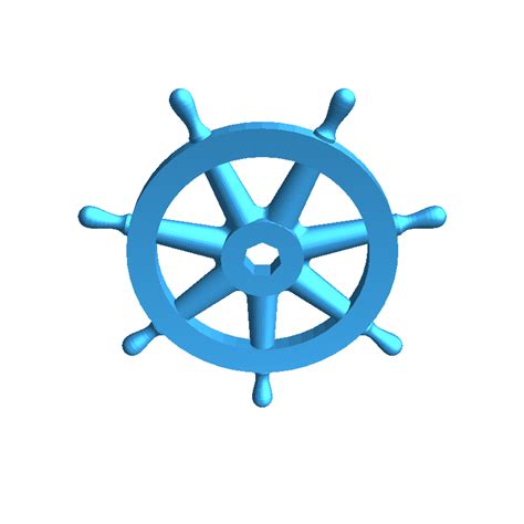 Free Badges And Coins Stl Download Kubernetes Logoby Alfrenovsky