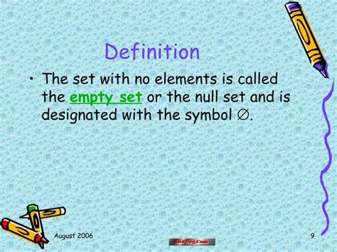 Introduction To Sets Ppt Physics Science