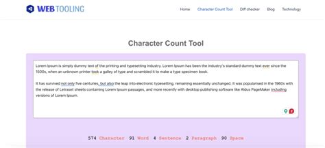 Character Count Tool Online Character Word And Sentence Counter
