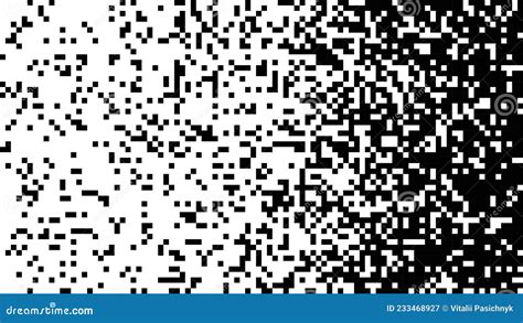 Black And White Random Pixels Pattern Shuffled Pixels Texture Background Classic Pixel Art