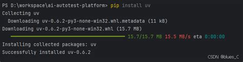 python 依赖包管理工具：uv 安装uv csdn博客