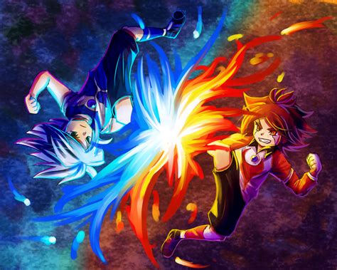 Fire And Ice By LucLightning On DeviantArt