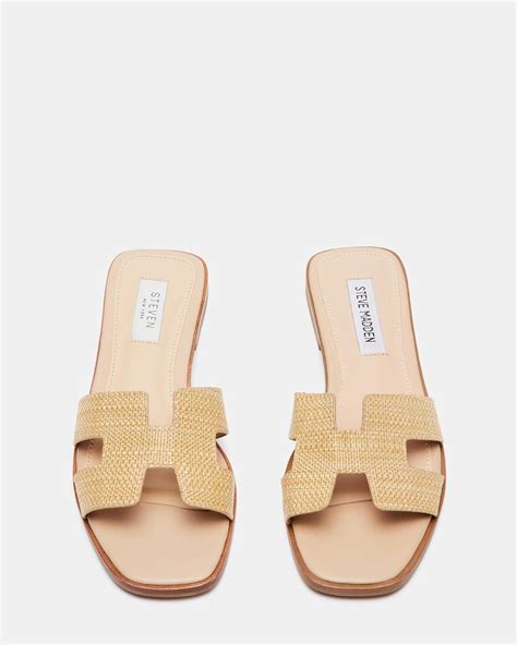 Steve Madden Womens Hadyn Slide Sandalraffia Steve Madden