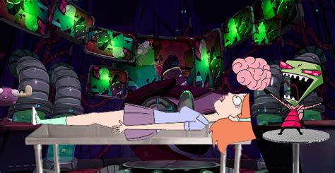 Zim Removes Jessicas Brain By Ironmew05 On Deviantart