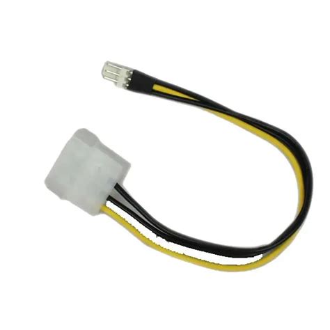 100pcs Lot New PC Power 4 Pin To 3 PIN Fan Extension Cable In Fans Cooling From Computer