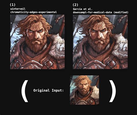 Which New Image Pixelart Downsampling Algorithm Is Better 1 Or 2