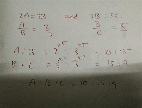 If 2a 3b 5c Then What Is A B C