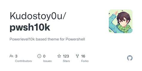 Github Kudostoy0upwsh10k Powerlevel10k Based Theme For Powershell