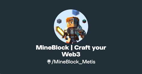 Mineblock Craft Your Web3 Twitter Linktree