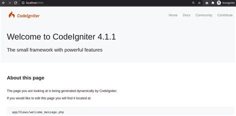 How To Install Codeigniter 4 In Windows And Linux With Complete Steps