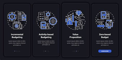 Budgeting Types Onboarding Mobile App Screen Banner Template Download