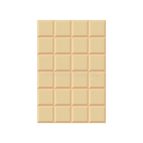 Whole Rectangular White Chocolate Bar Square Pieces Of Milk Chocolate