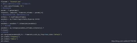Python生成语谱图python生成多维频谱图 Csdn博客
